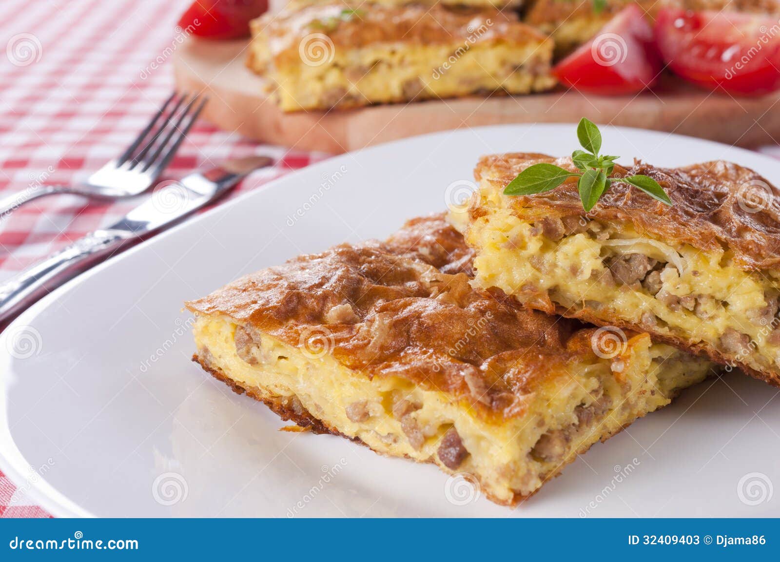 Serbian pie stock image. Image of meatpie, batch, europe - 32409403