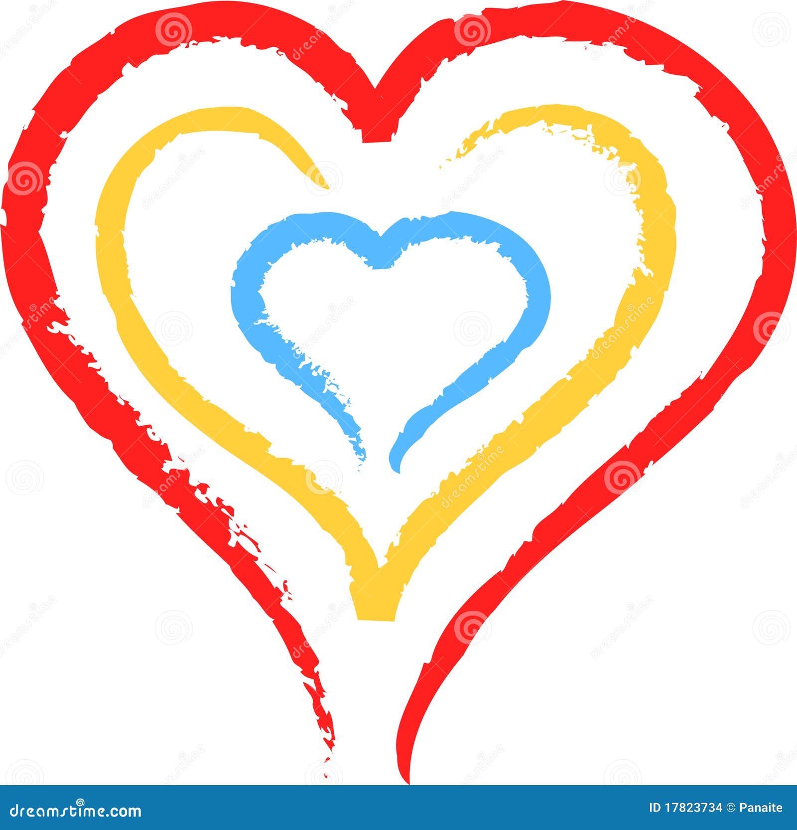 Serca ilustracja wektor. Ilustracja złożonej z emotion - 17823734