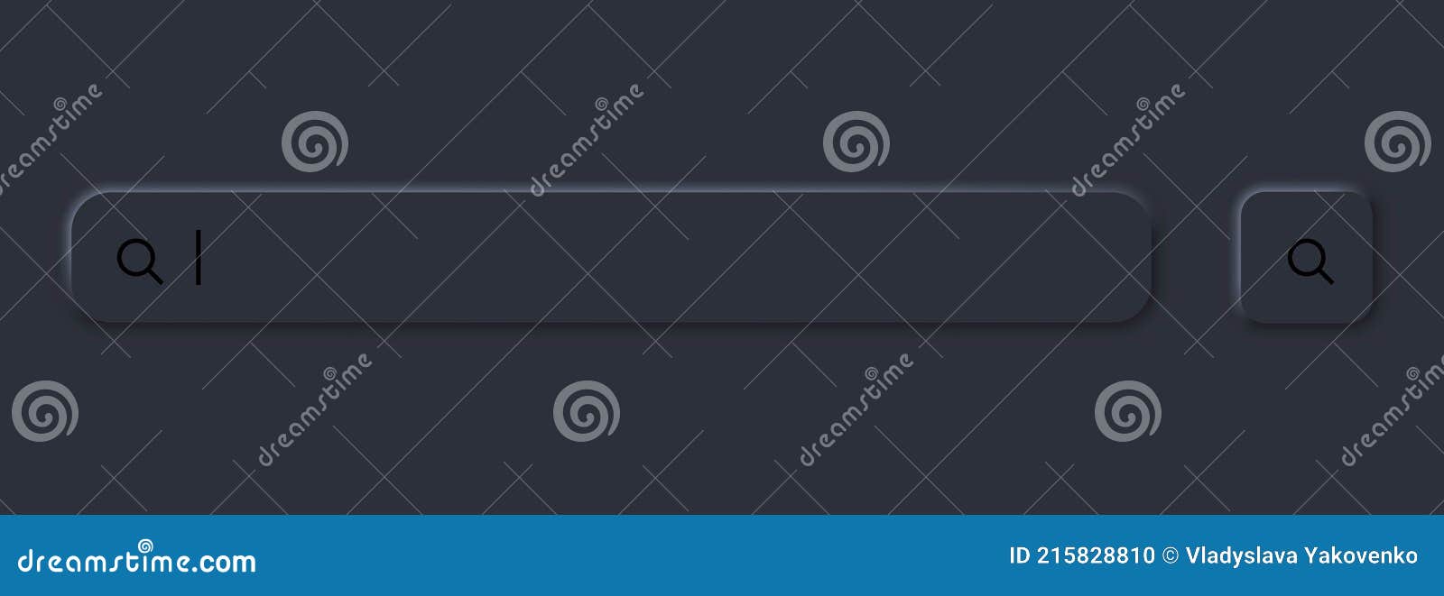 Serch Bar Icon Set. Browser Window. User Interface Elements For Mobile ...