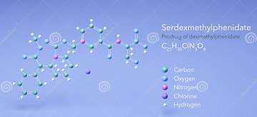Serdexmethylphenidate Molecule, Molecular Structures, Prodrug of ...