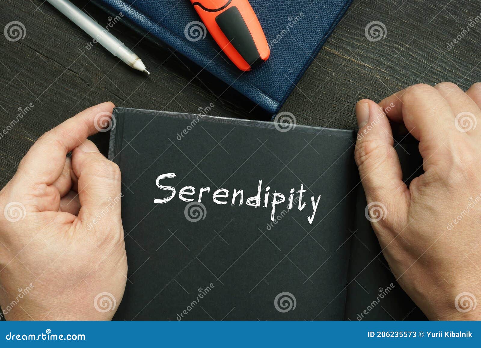 Serendipity Sign on the Page Stock Image - Image of lifestyle, print ...