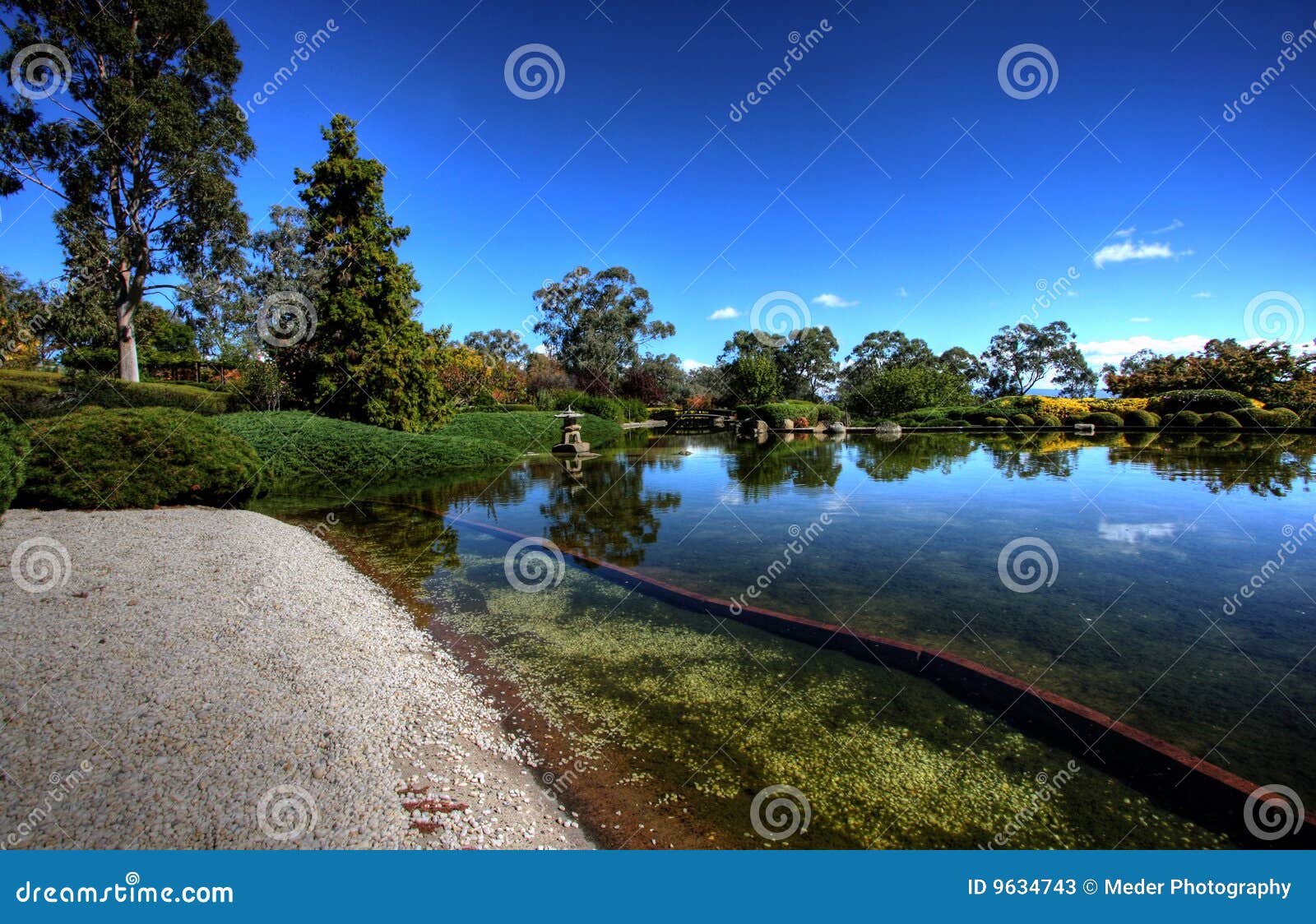 Serene Garden stock image. Image of decorative, backyard - 9634743