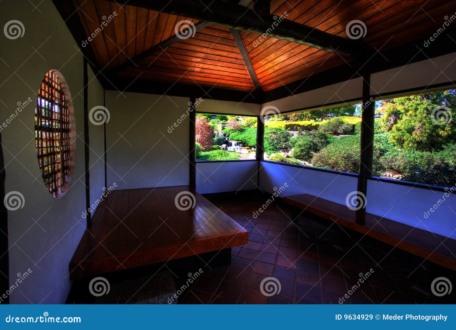 Serene Garden stock image. Image of green, luxury, japan - 9634929