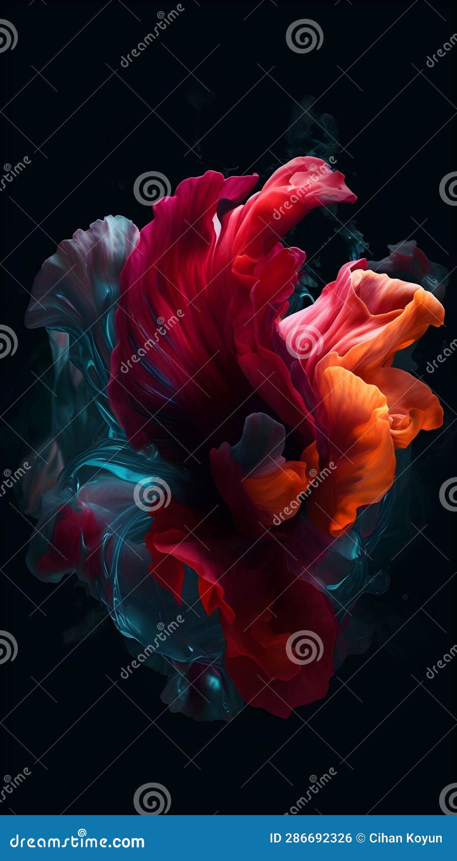 Serene Pastel Wave Background for a Peaceful Desktop Experience Stock ...