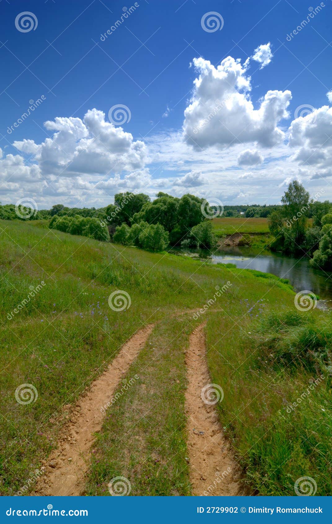 Serene rural landscape stock photo. Image of road, serene - 2729902