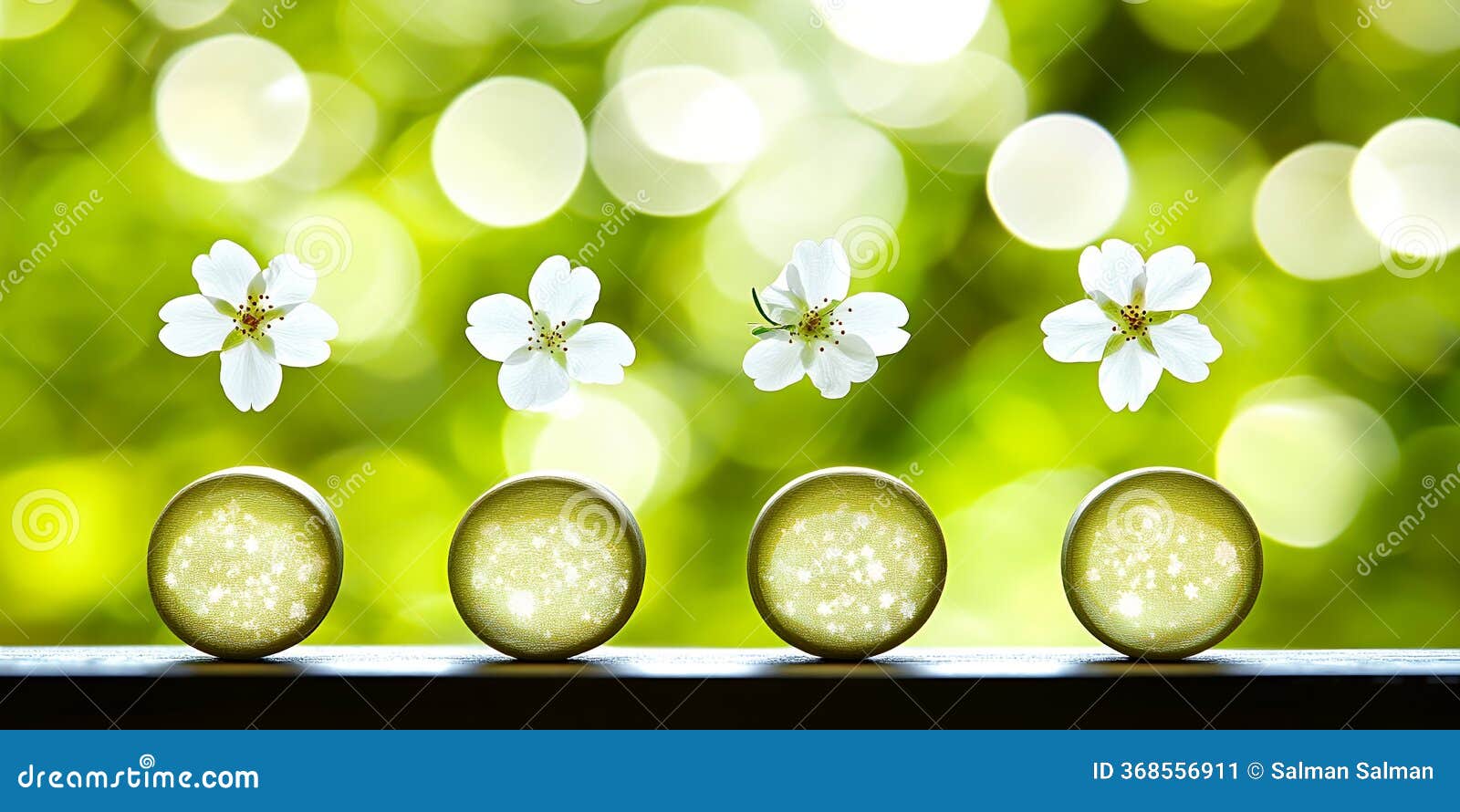 Green Discs Inducing A Pink Negative Afterimage And Optical Illusion ...