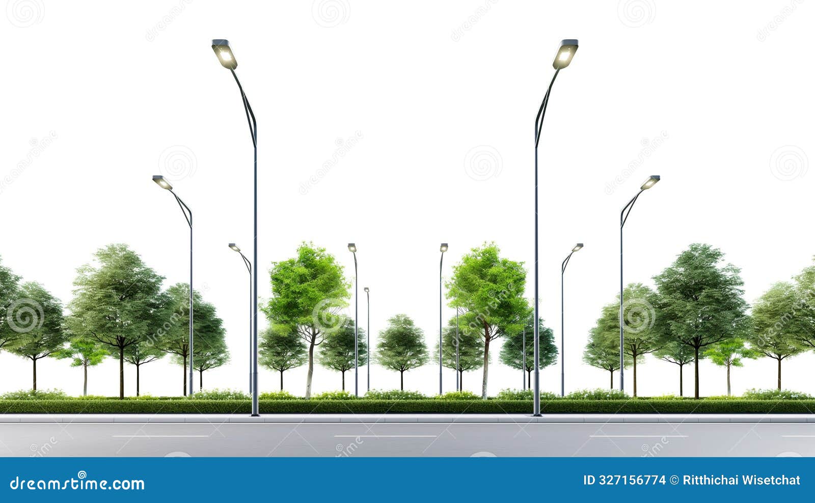 A Treelined Boulevard With Canopies Of Leaves Creating A Natural Canopy ...