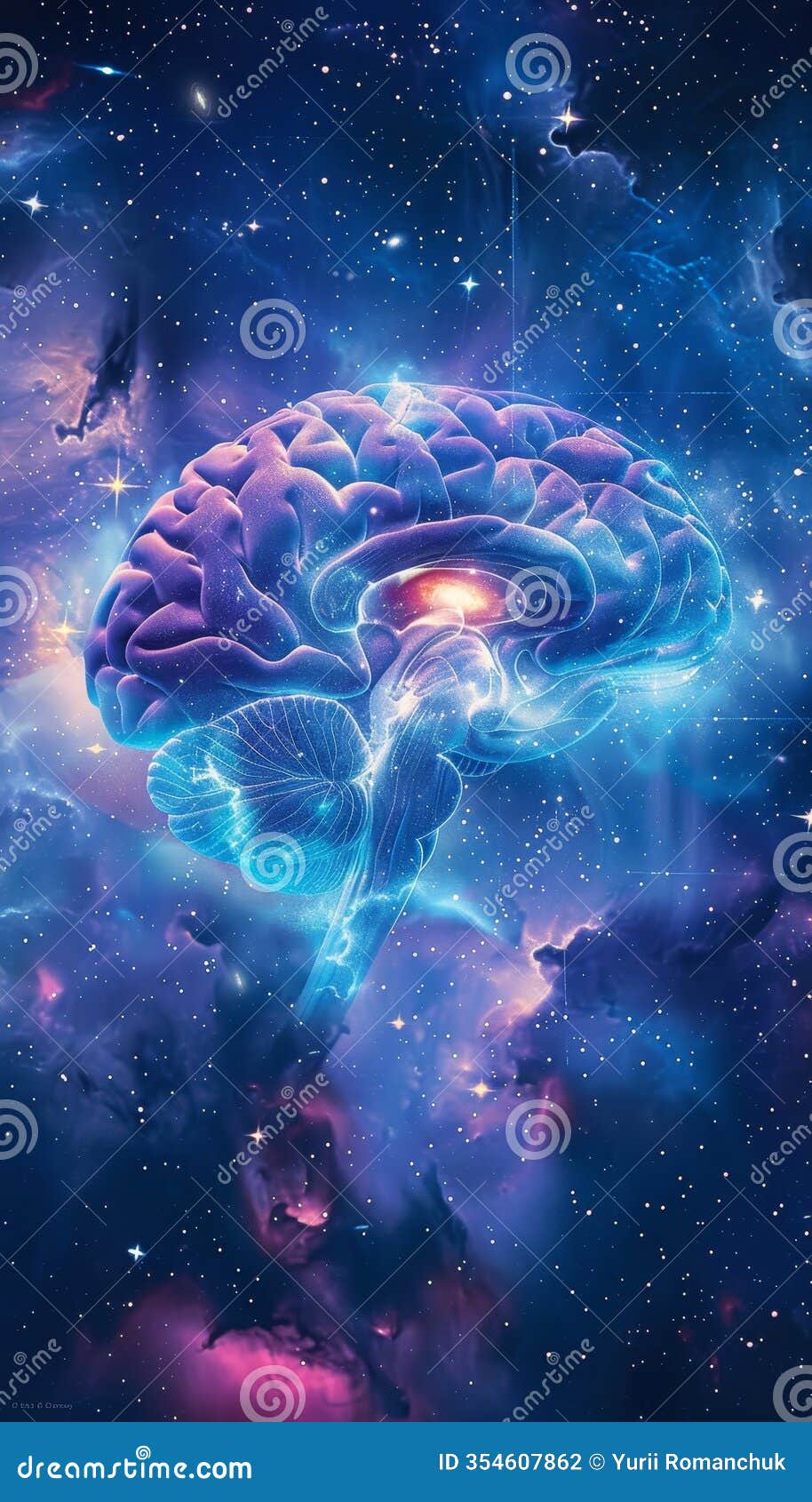 A Serene Visual of Heart and Mind Harmony with the Universe in Soft ...