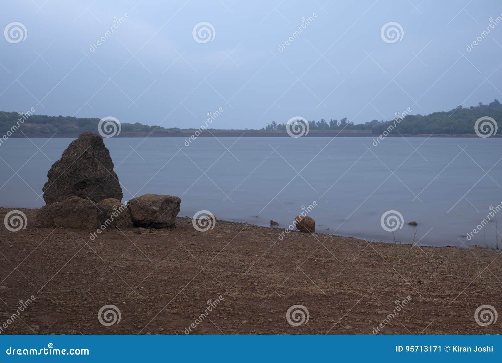 Serenity of lake stock image. Image of desert, calm, serenity - 95713171