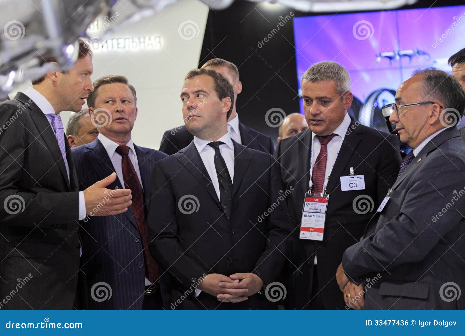 Sergei Ivanov, Dmitry Medvedev Y Vladislav Masa Foto editorial - Imagen de estadista, hombre ...