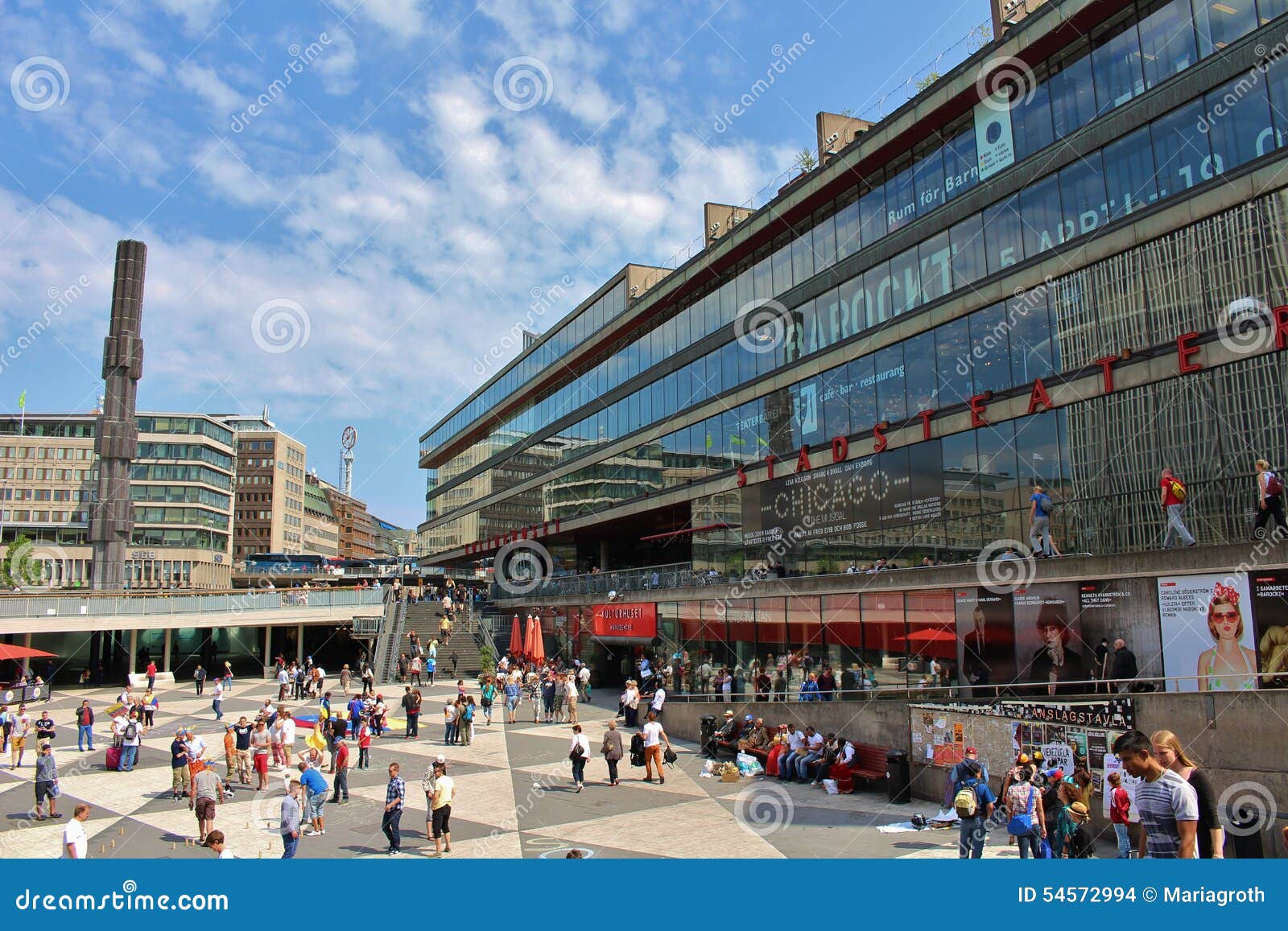 Sergel Square editorial stock image. Image of sergelstorg - 54572994