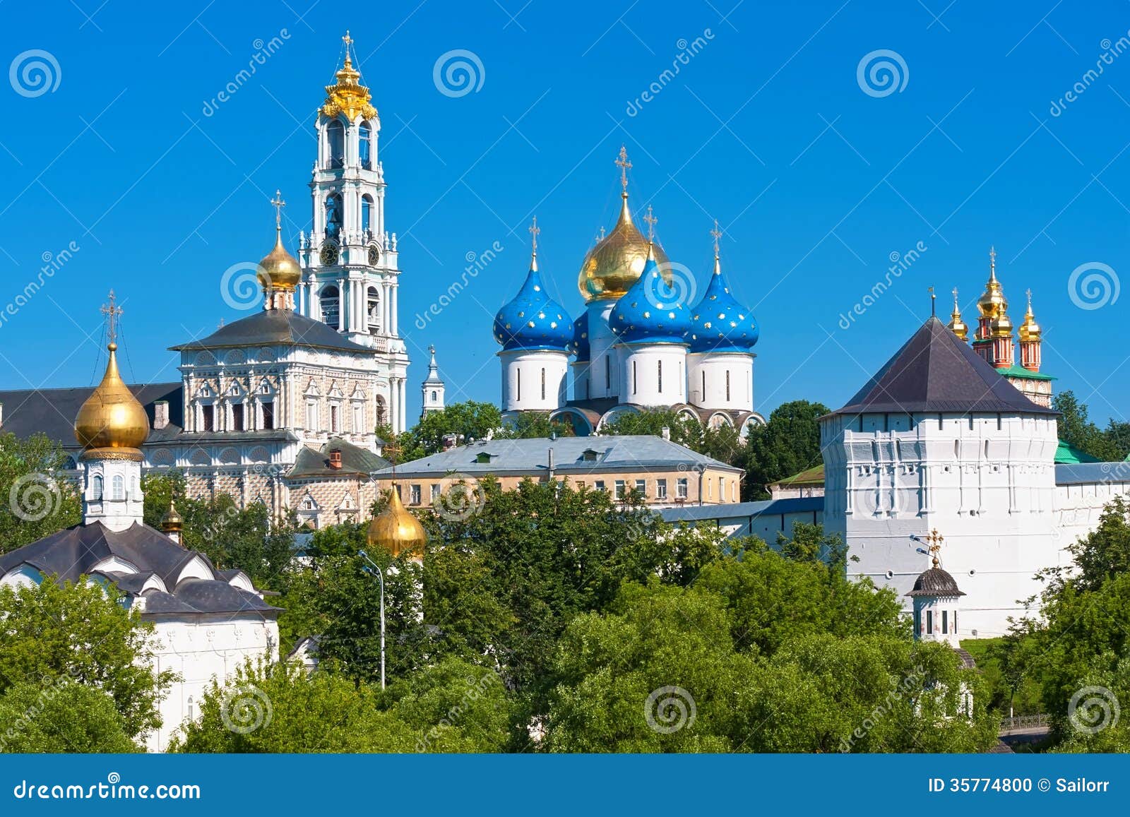 Sergiev Posad Monastery stock photo. Image of outdoors - 35774800