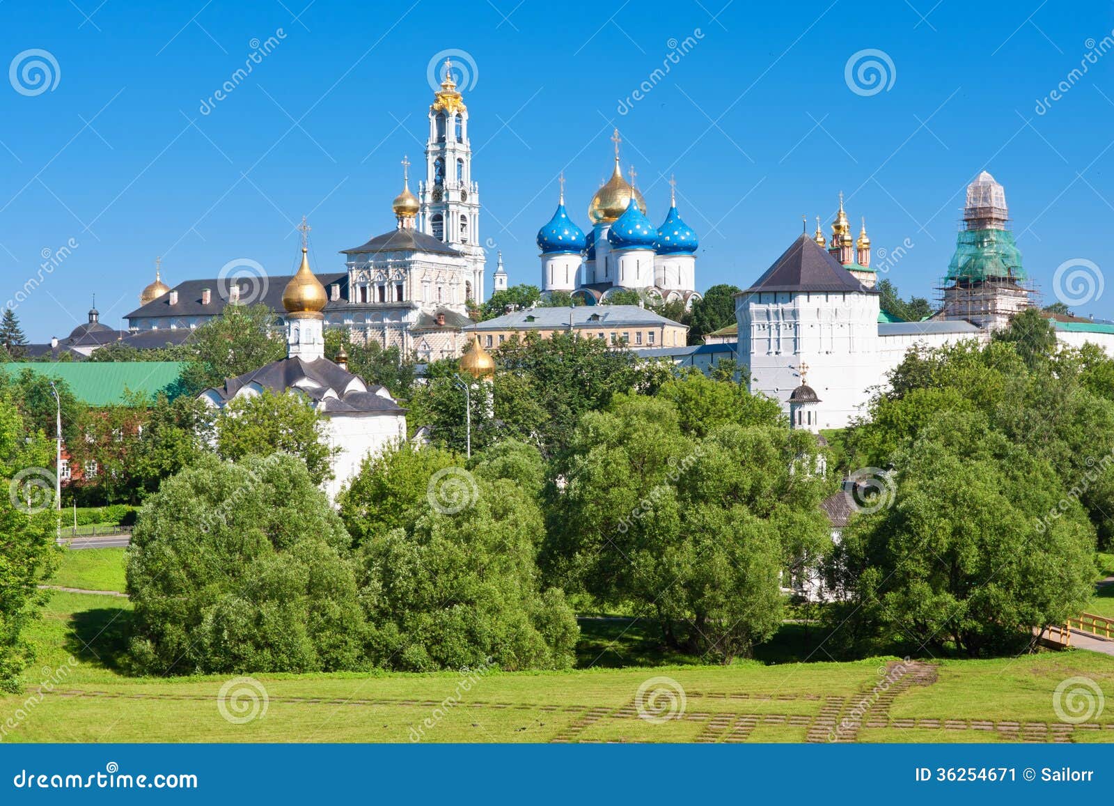Sergiev Posad Monastery stock image. Image of christianity - 36254671