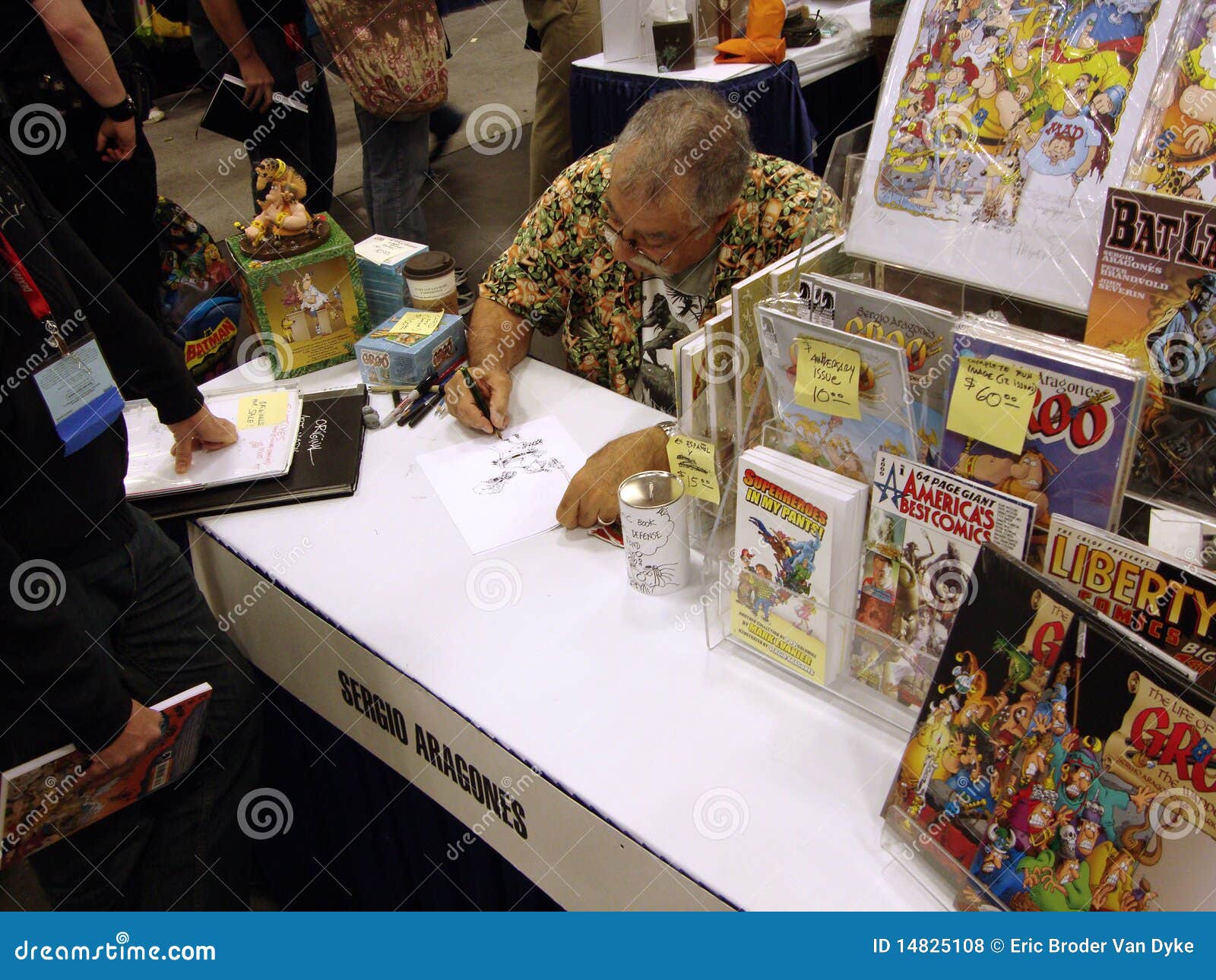 Sergio Aragones Drawing at WonderCon 2010 Editorial Stock Photo - Image ...