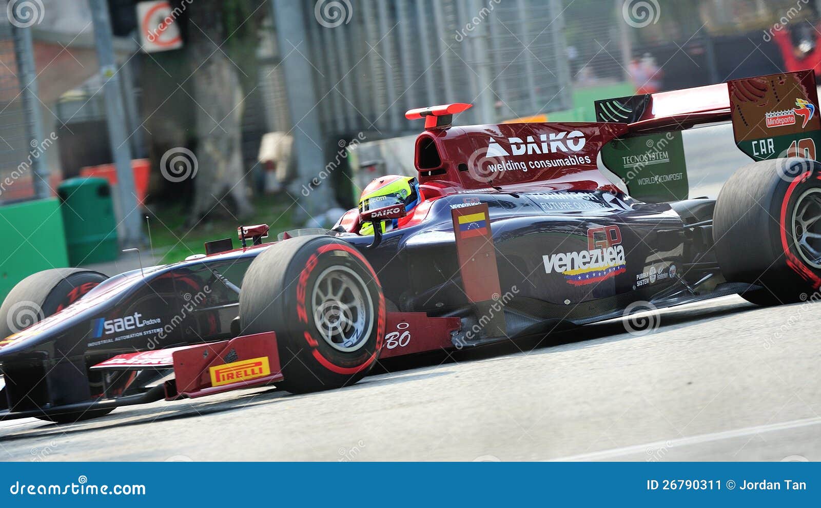 Sergio Canamasas Racing in Singapore GP2 2012 Editorial Photo - Image ...