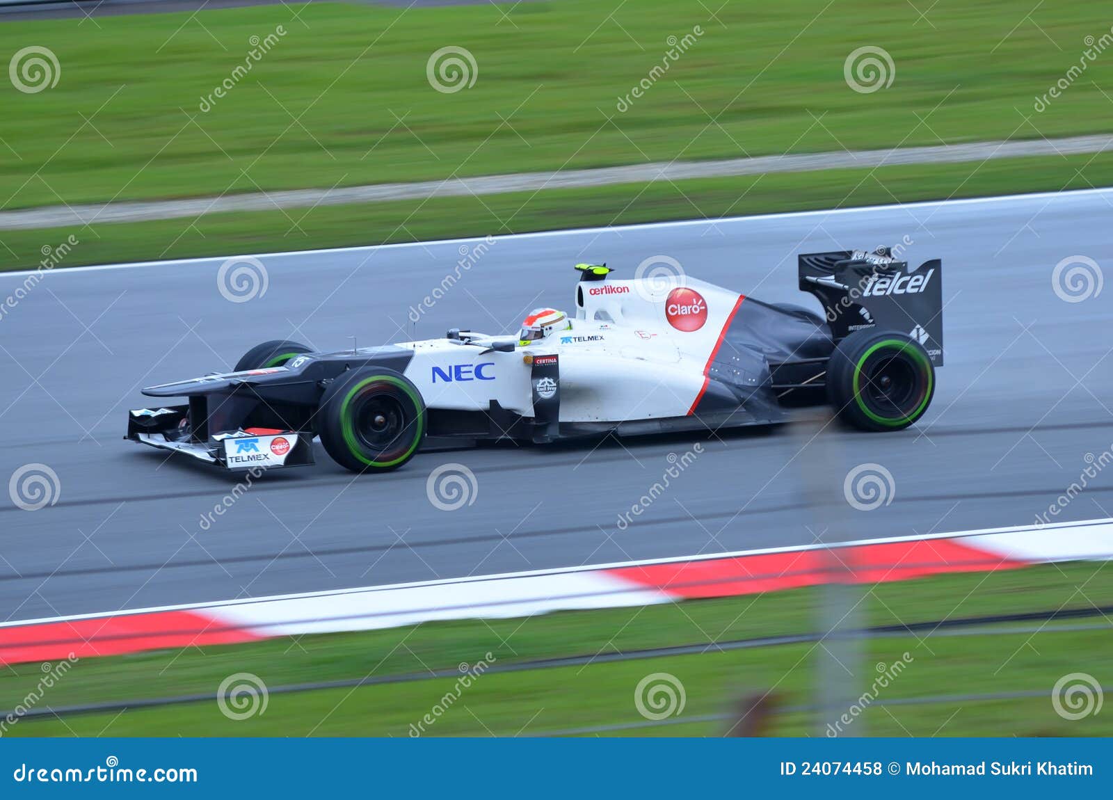 Sergio Perez, Team Sauber Ferrari Editorial Stock Photo - Image of ...
