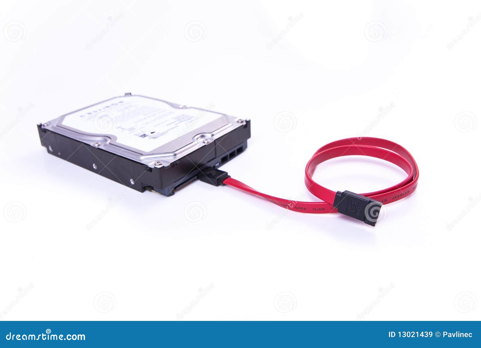 Serial ATA Hard Drive Isolated Stock Image - Image of electronic, data ...