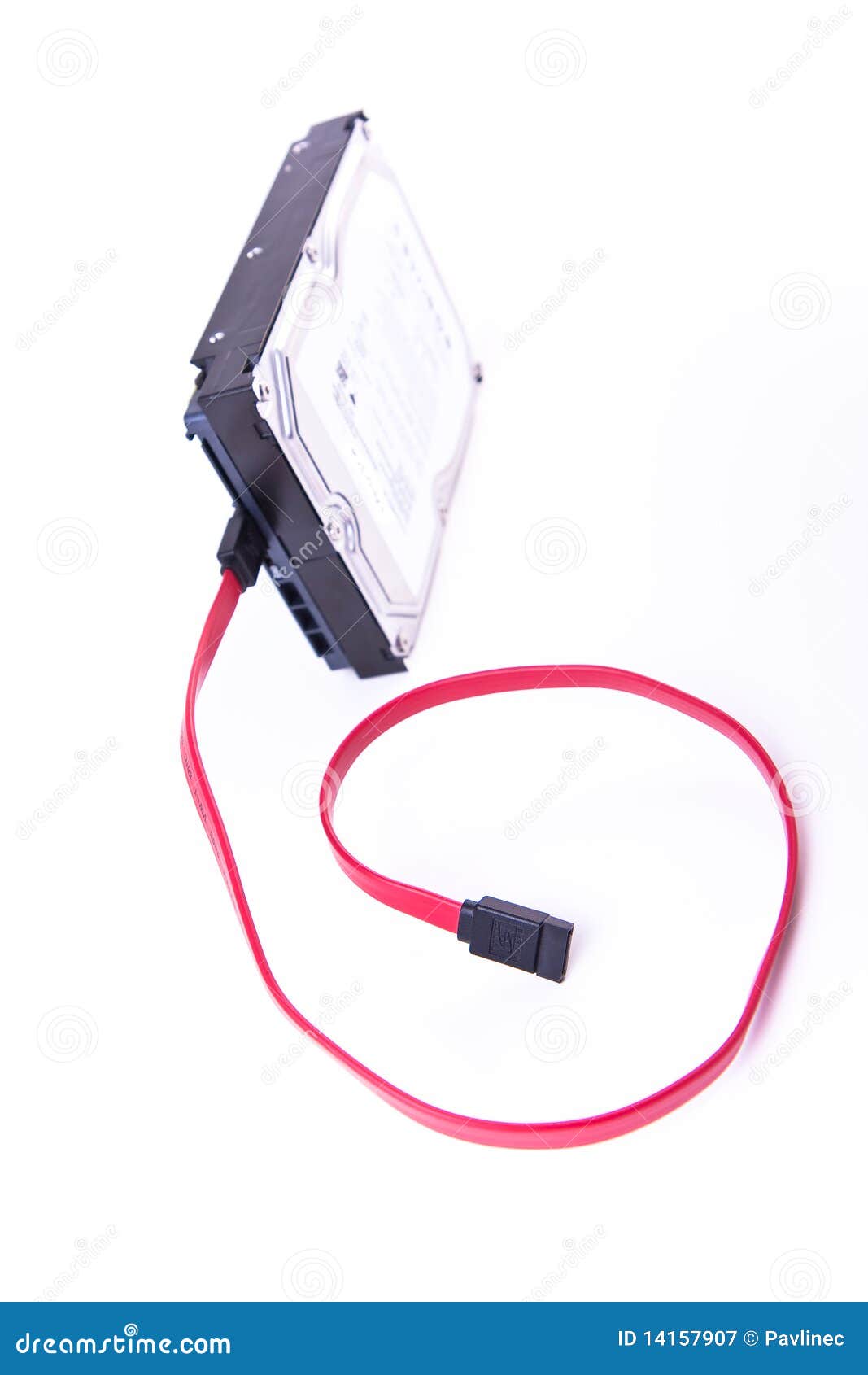 Serial ATA Hard Drive Isolated Stock Image - Image of circuit ...