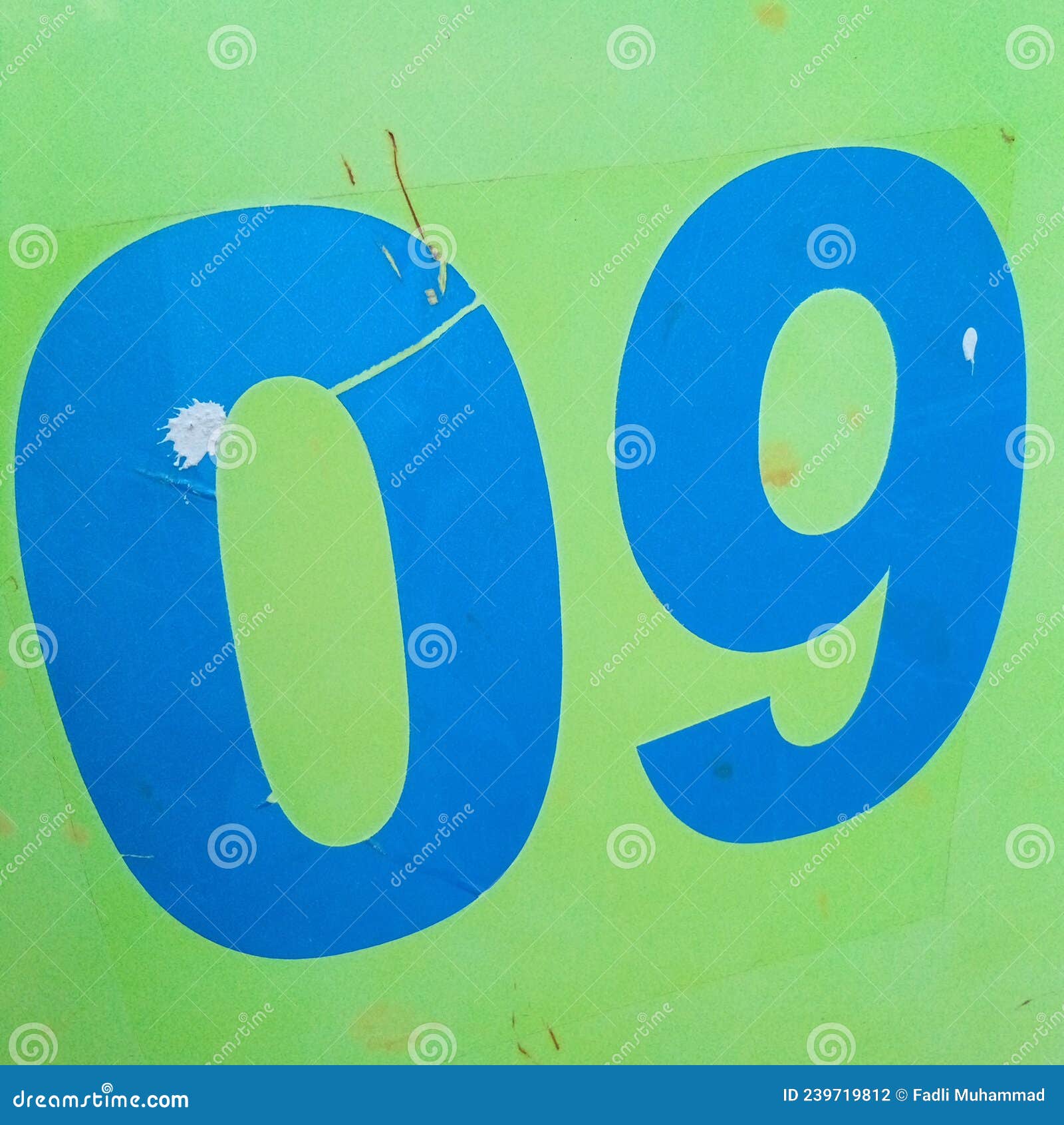 Serial number zero nine stock photo. Image of number - 239719812