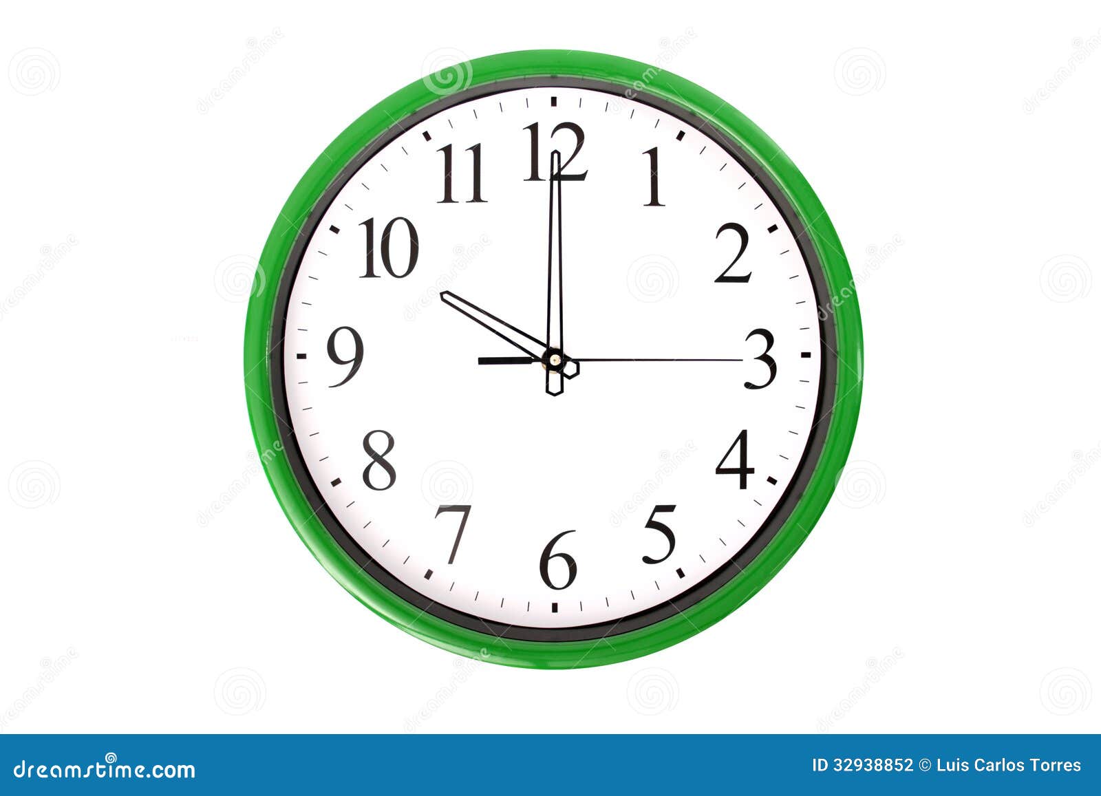 Serie D'horloge - 10 Heures Photo stock - Image du horloge, horizontal ...