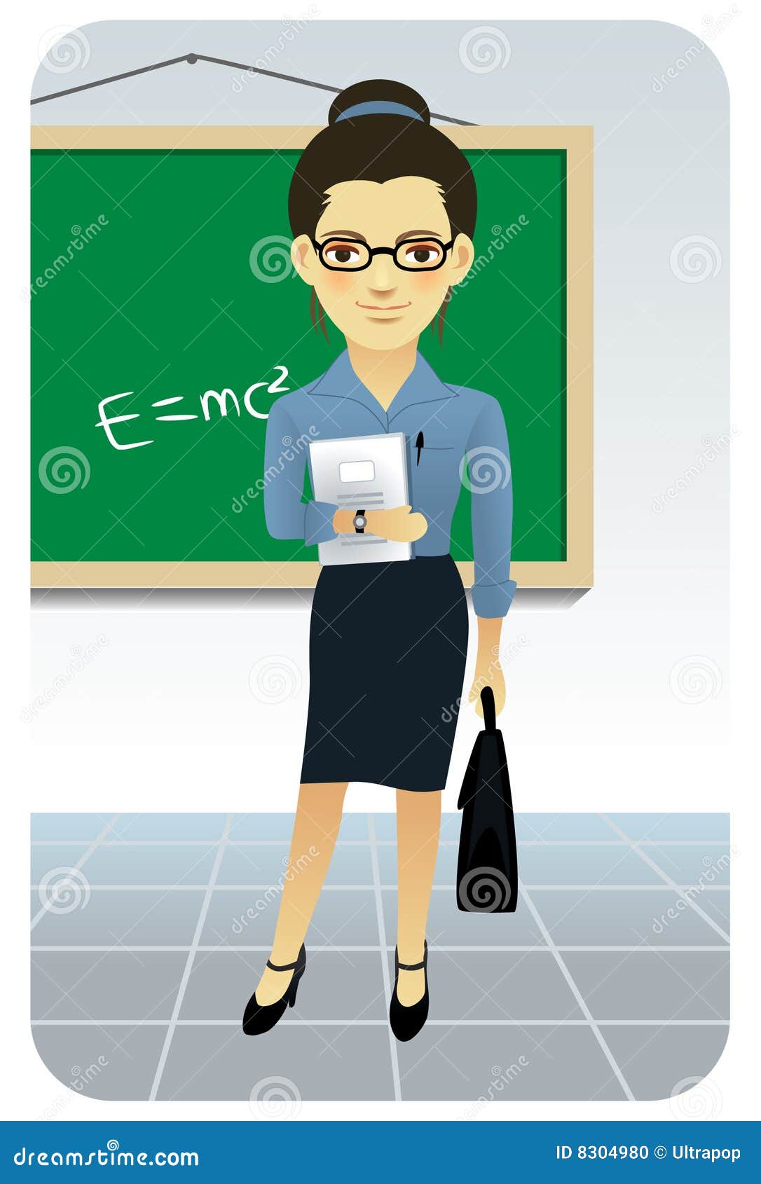 Serie De La Profesión: Profesor/profesor Ilustración del Vector ...