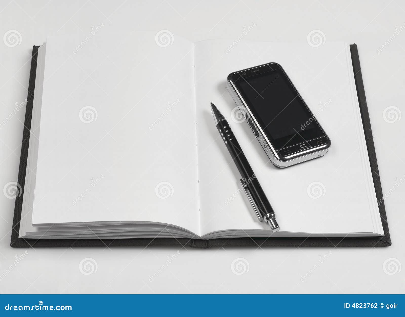 Serie del taccuino fotografia stock. Immagine di diario - 4823762