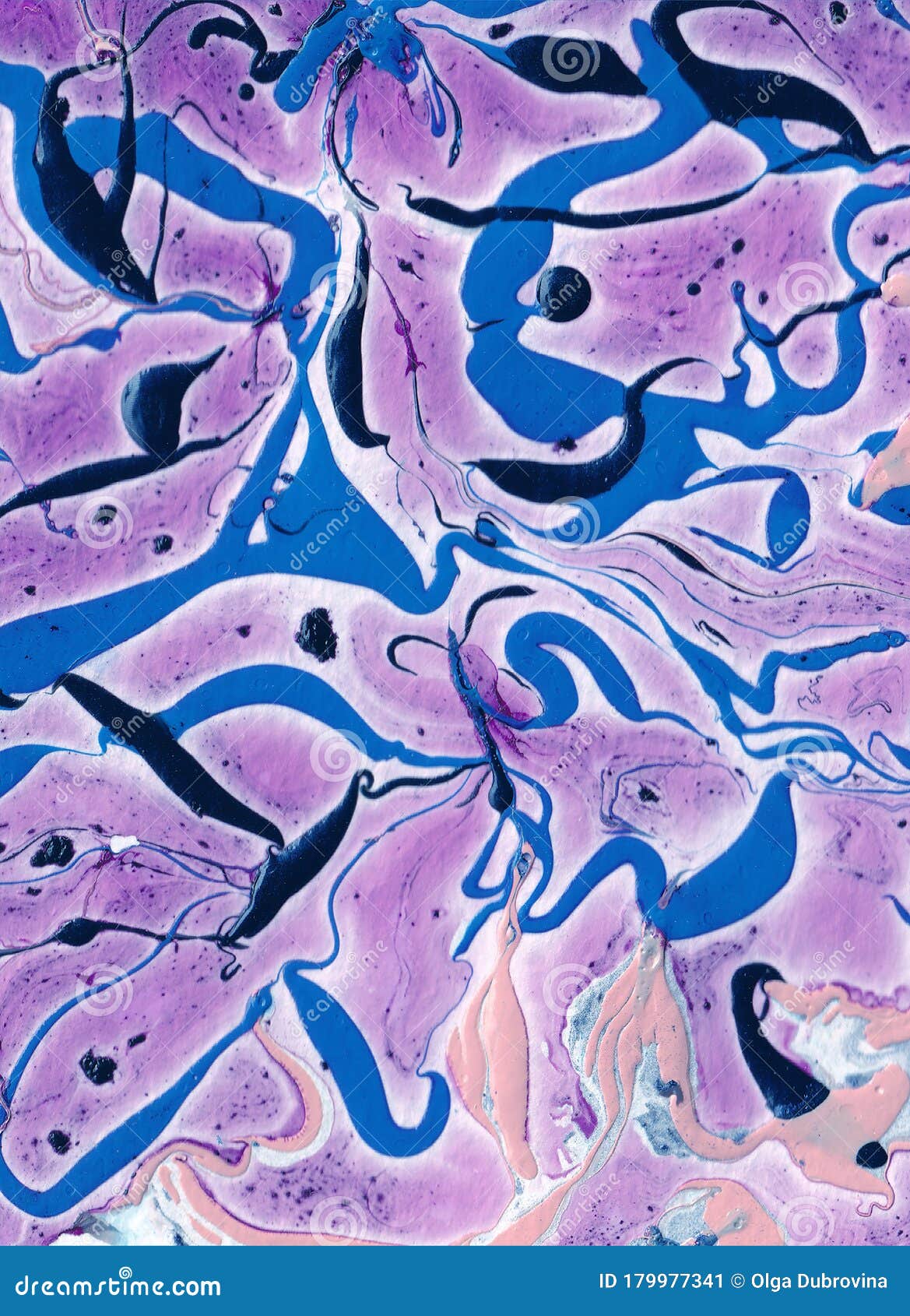 A Series of Abstract Colorful Backgrounds. Expression, Splashes, Drops ...