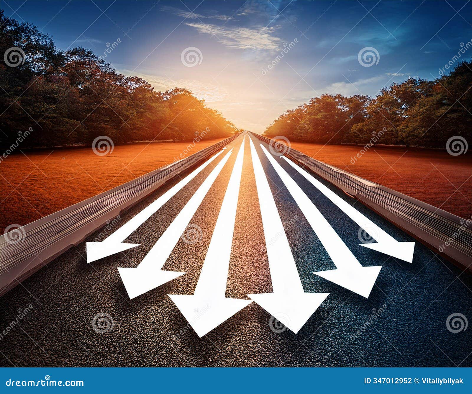 Series of Arrows Converging into One, Representing Leadership Aligning ...