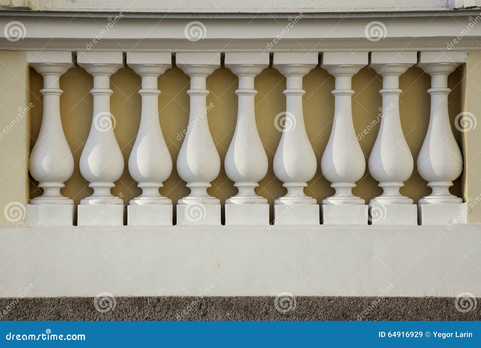 Series of Balusters, Architectural Decoration Stock Image - Image of ...