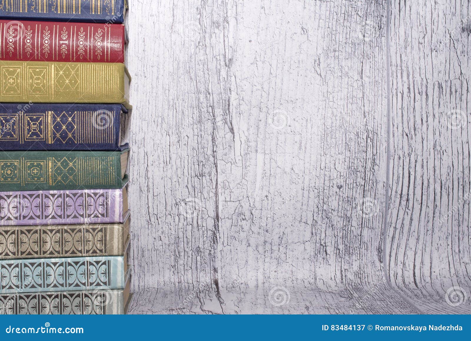 A series of books stock image. Image of colorful, education - 83484137