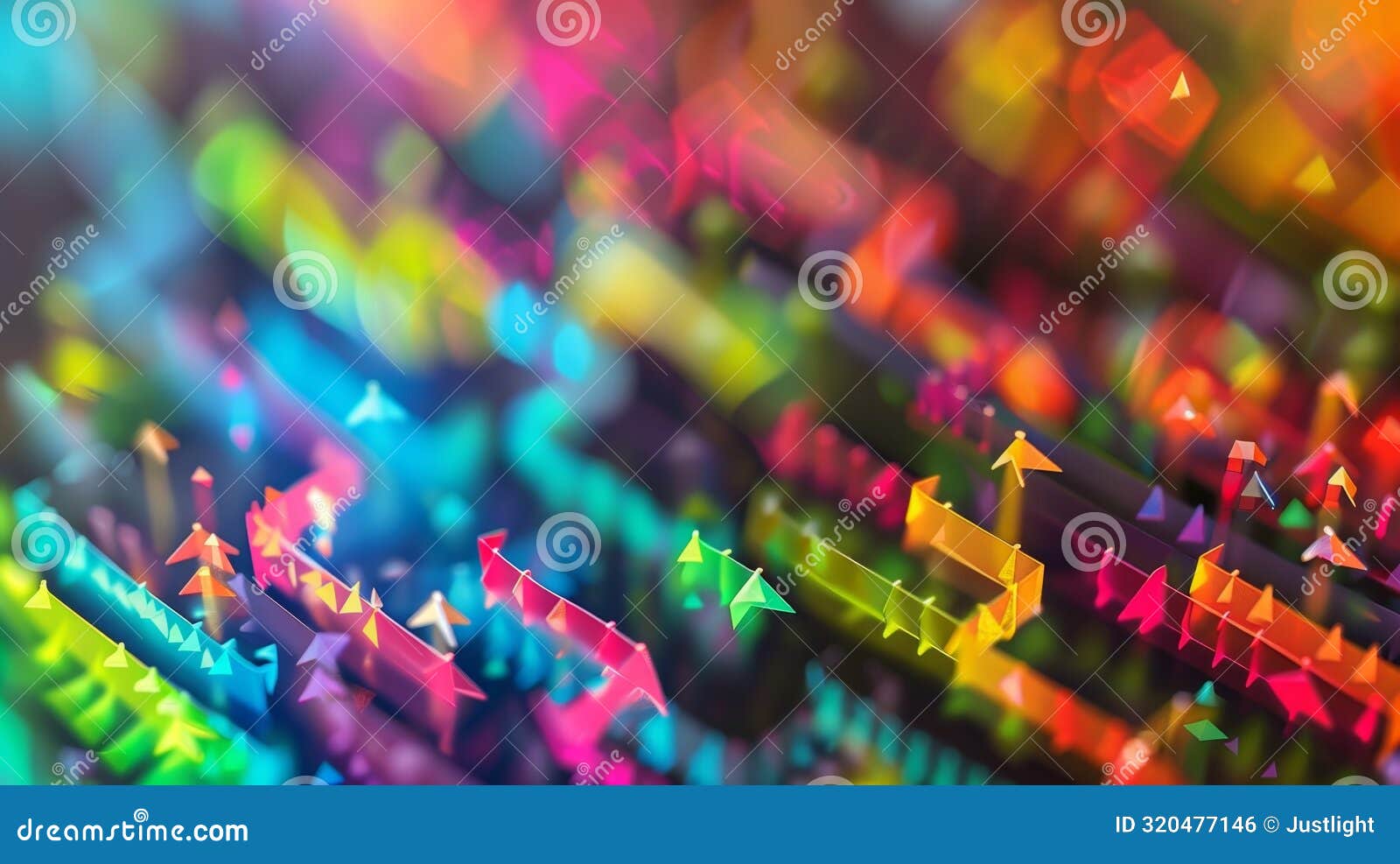A Series of Brightly Colored Arrows Representing the Flow of ...