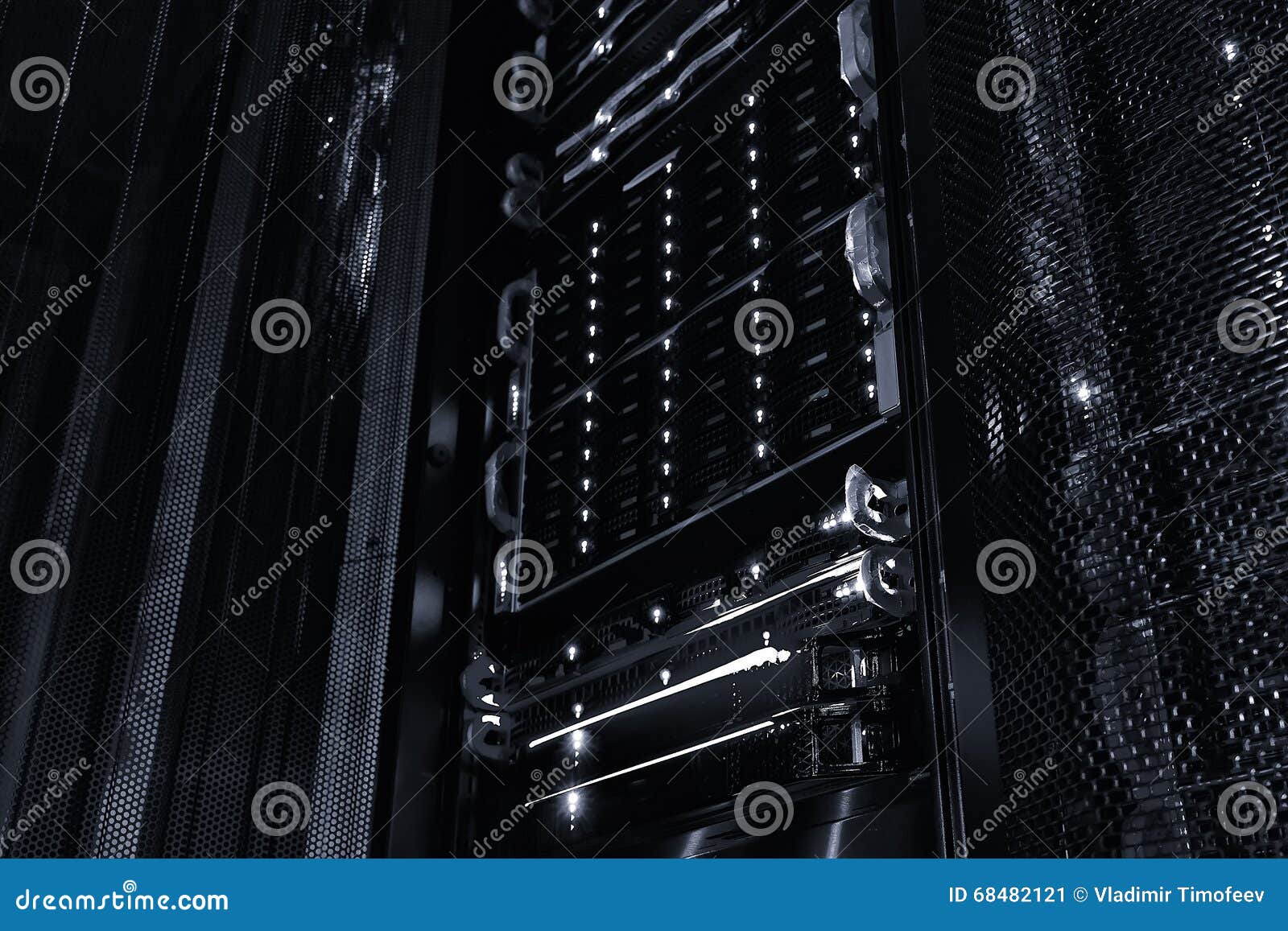 Series Disk Storage Disks of the Mainframe in the Data Center Stock ...