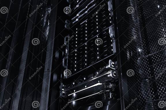 Series Disk Storage Disks of the Mainframe in the Data Center Stock ...