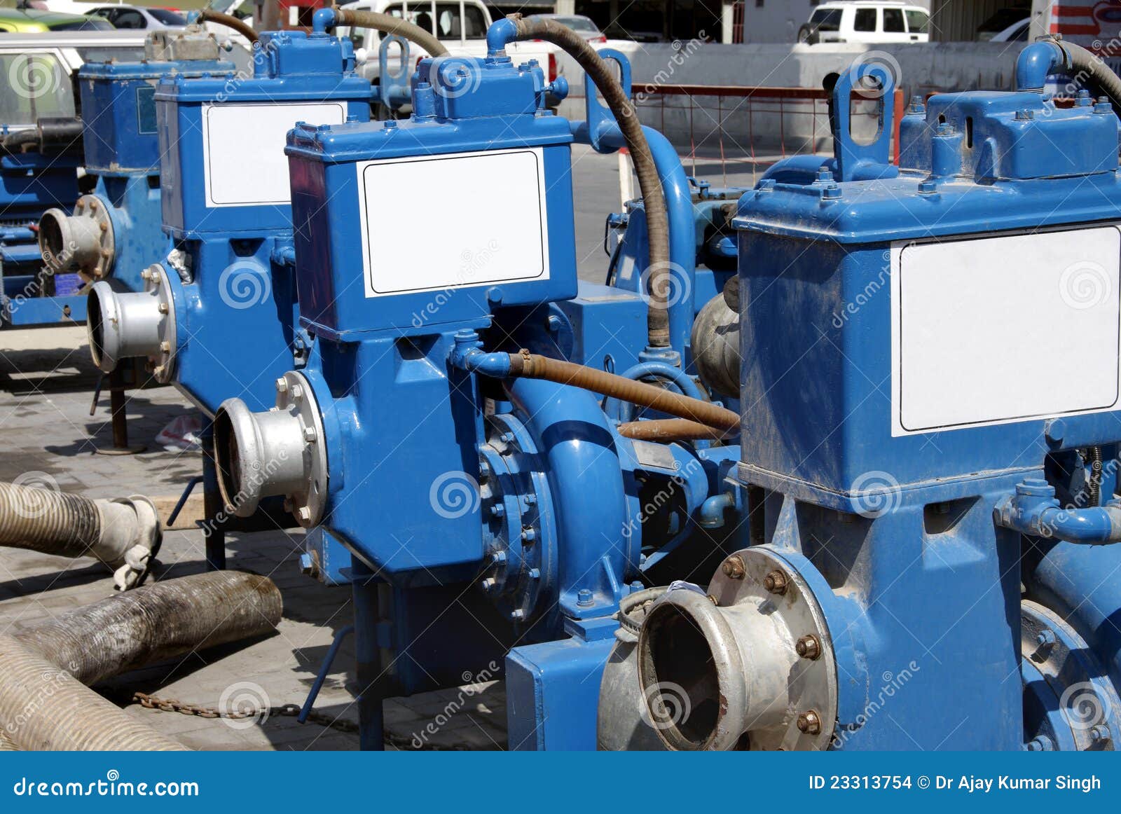 Series of Heavy Duty Pump for Pumping Water Stock Photo - Image of ...