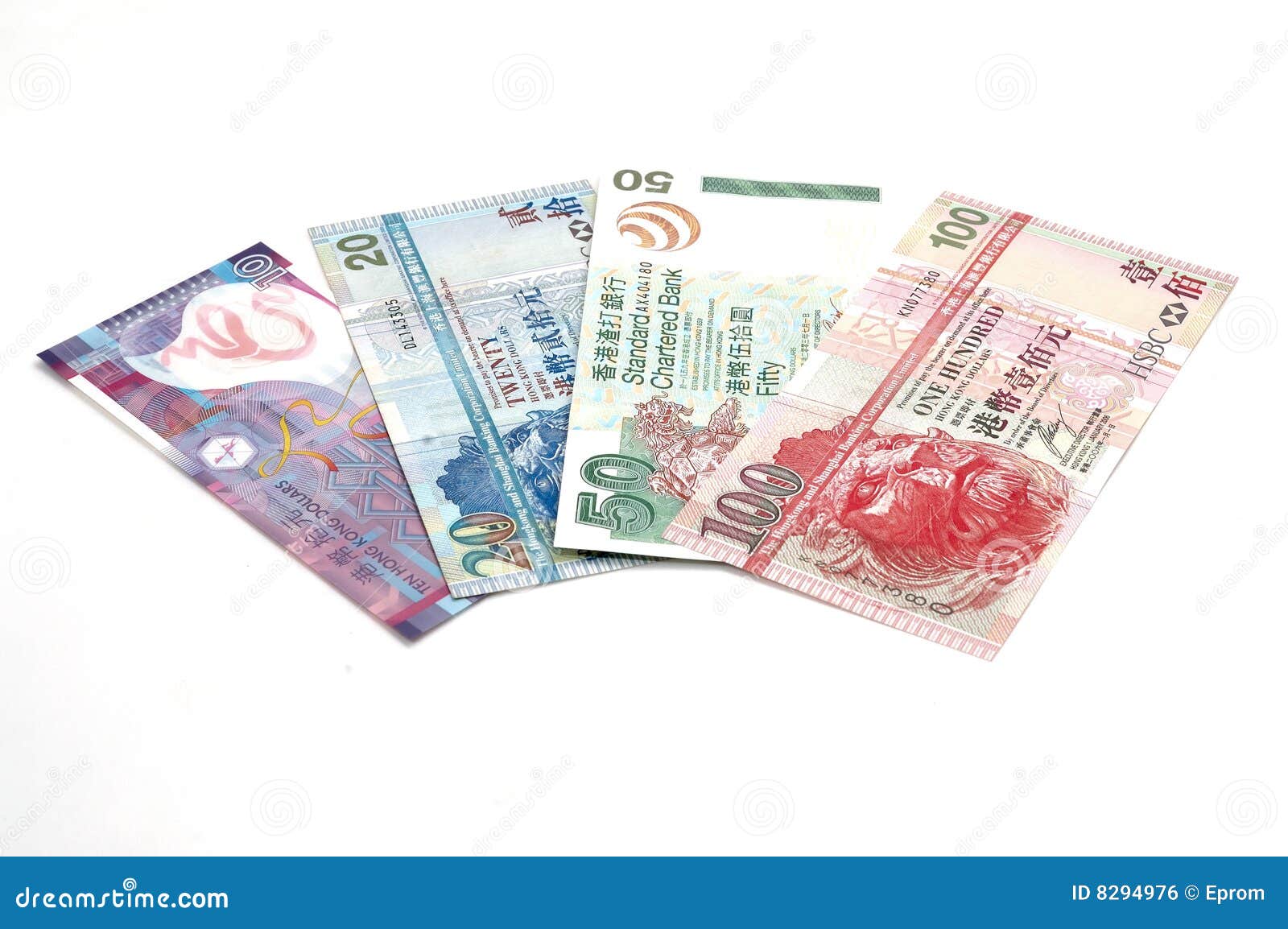 Series HK bills stock photo. Image of circulation, twenty - 8294976