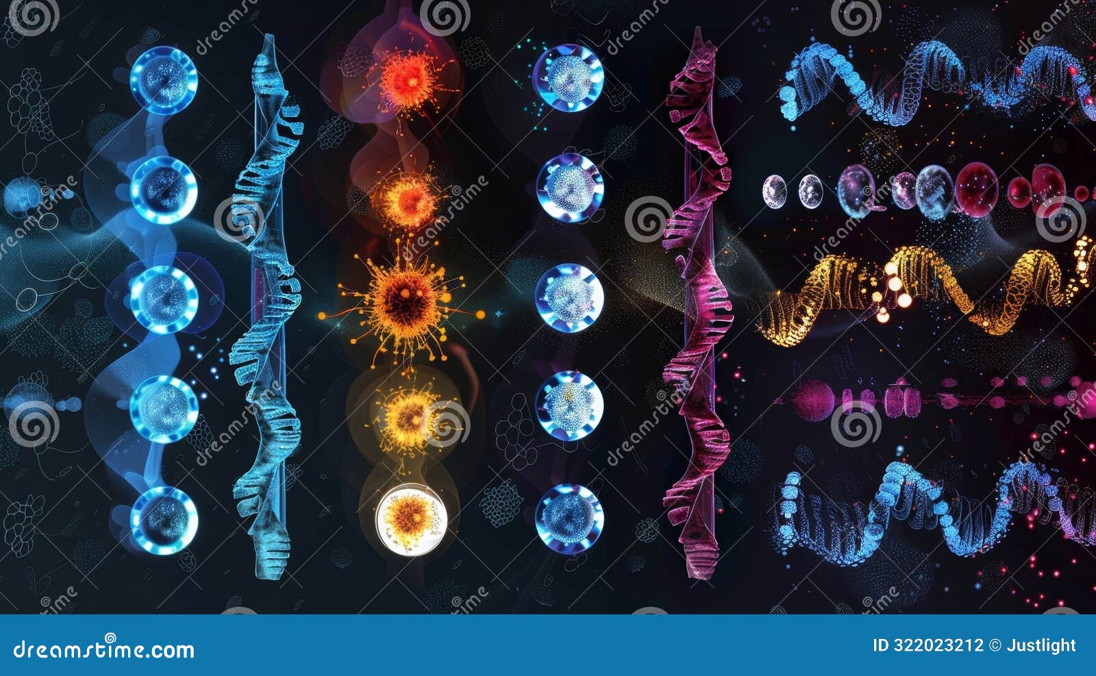 A Series of Images Displaying the Effects of Environmental Factors on ...