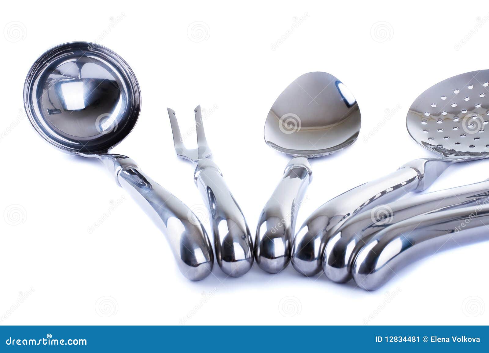 Series of Images of Kitchen Ware. Kitchen Tools Stock Image - Image of ...