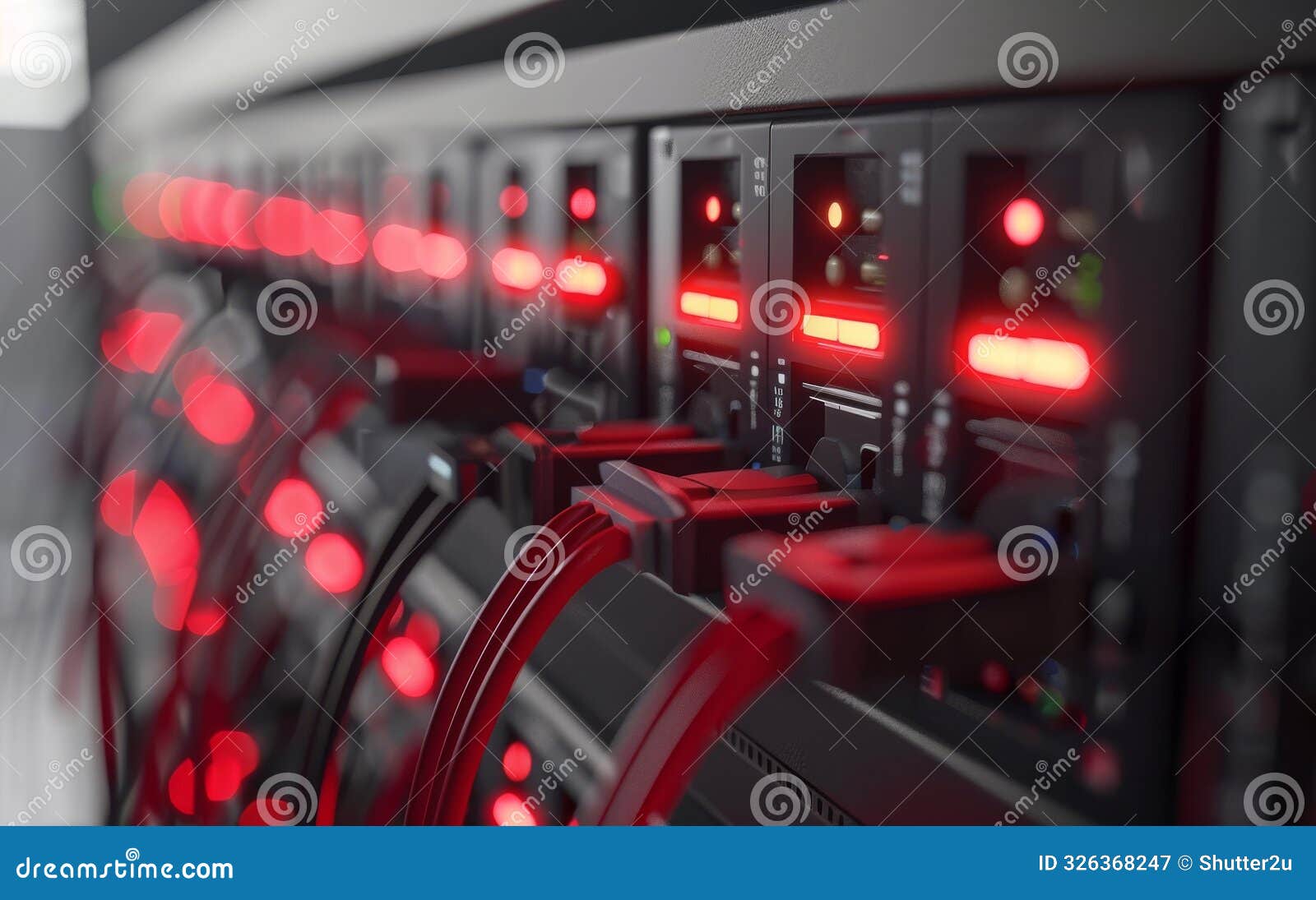 A Series of Interconnected Network Nodes Protected by Firewalls Stock ...