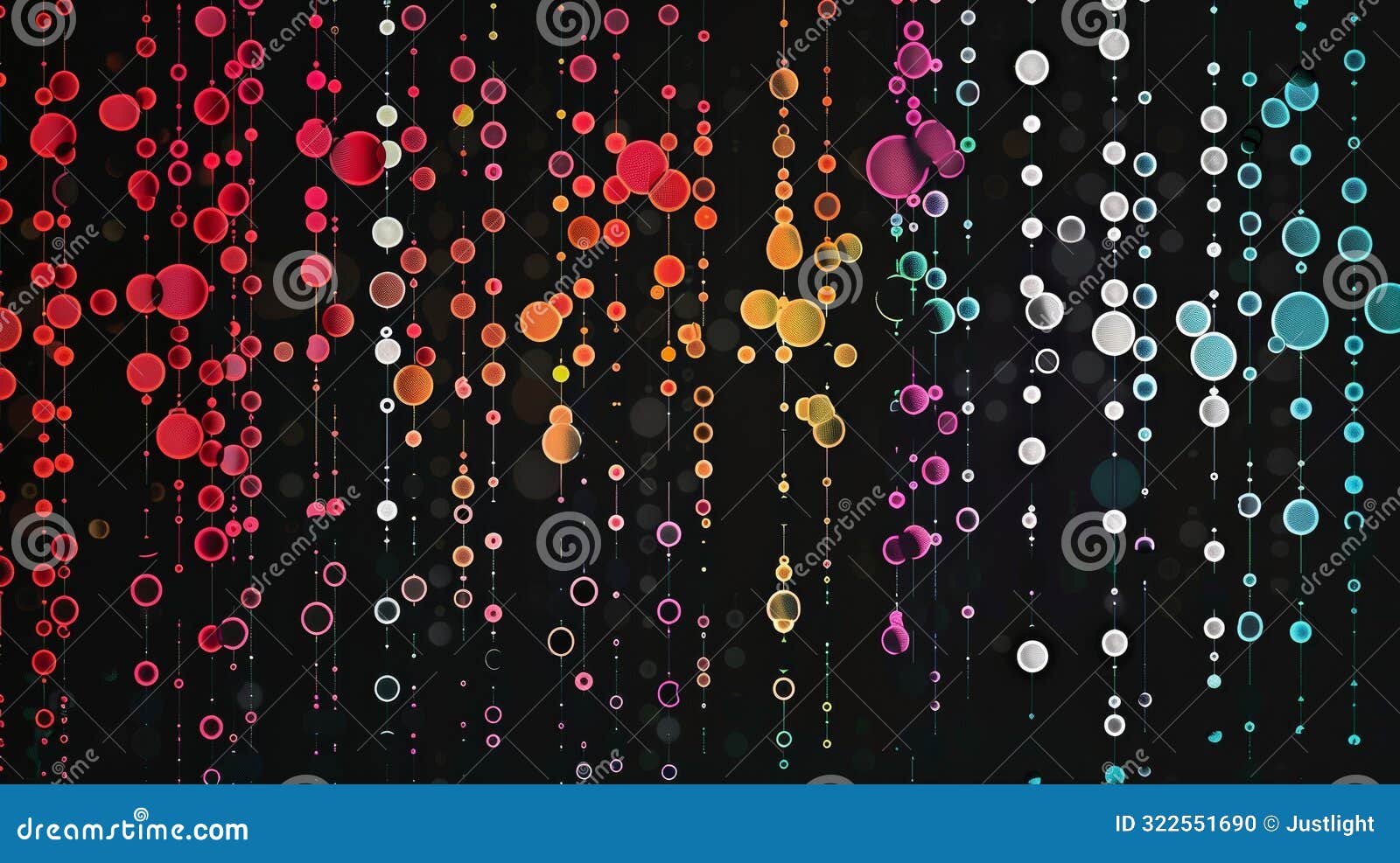 A Series of Labeled Dots Representing Different Particles in a Decay ...