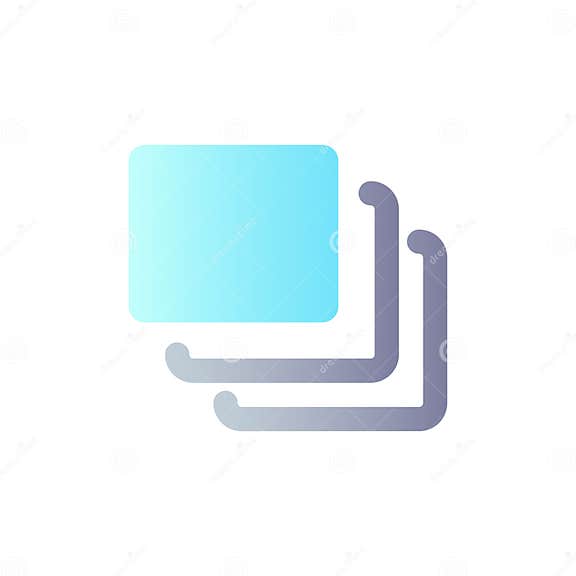 Series of Layers Flat Gradient Color Ui Icon Stock Vector - Illustration of mode, filled: 254319638