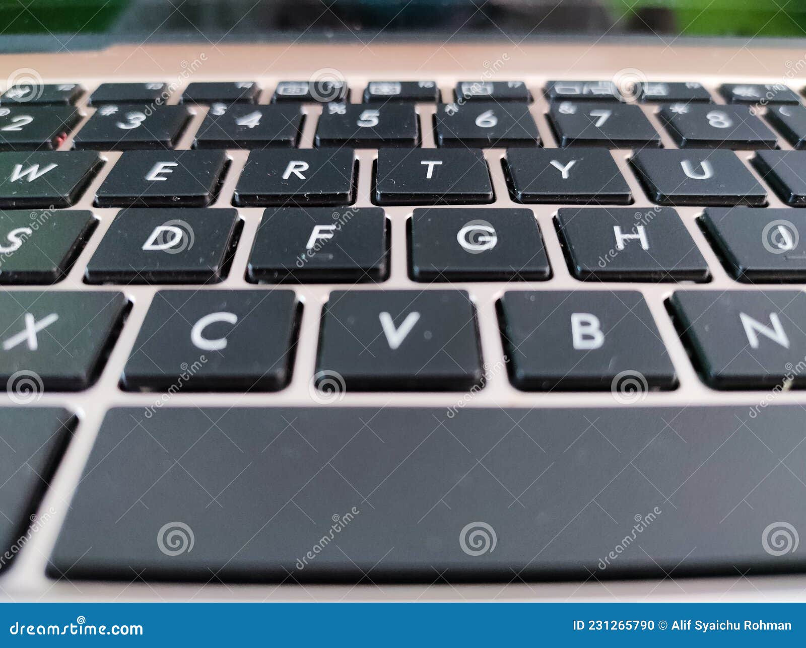 Series of Letters on a Laptop Keyboard Stock Photo - Image of series ...