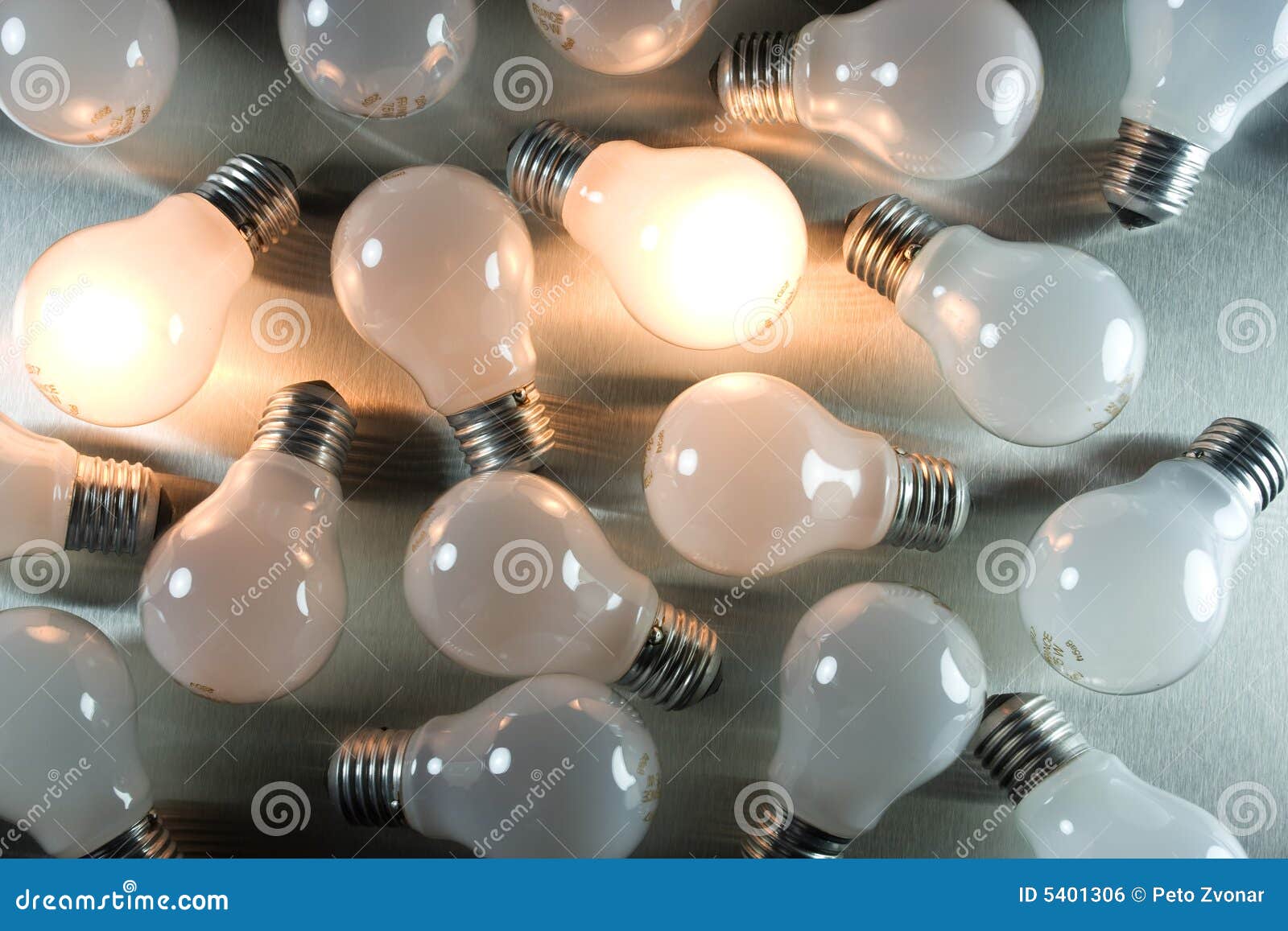 Series of lightbulbs stock photo. Image of concepts, electricity - 5401306
