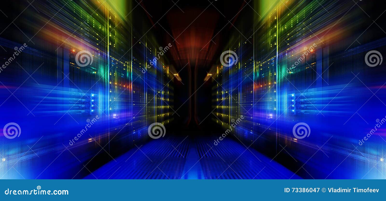 Series Mainframe In A Futuristic Representation Of A Matrix Code ...