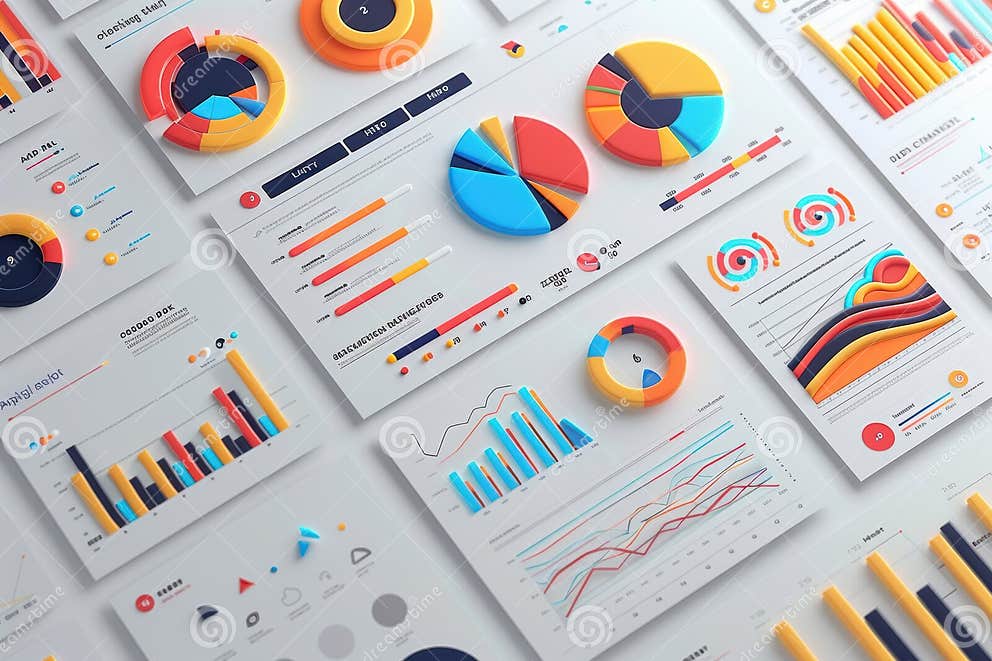 Modern Infographic Designs Featuring Vibrant Data Visualizations for ...