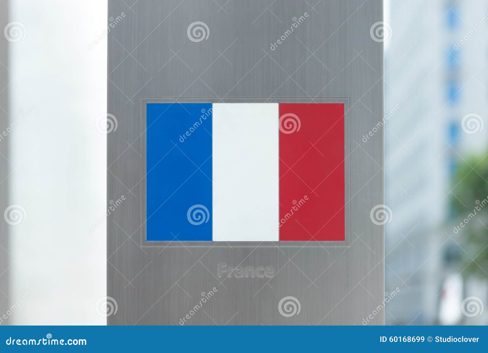 Series of National Flags on Pole - France Stock Image - Image of ...