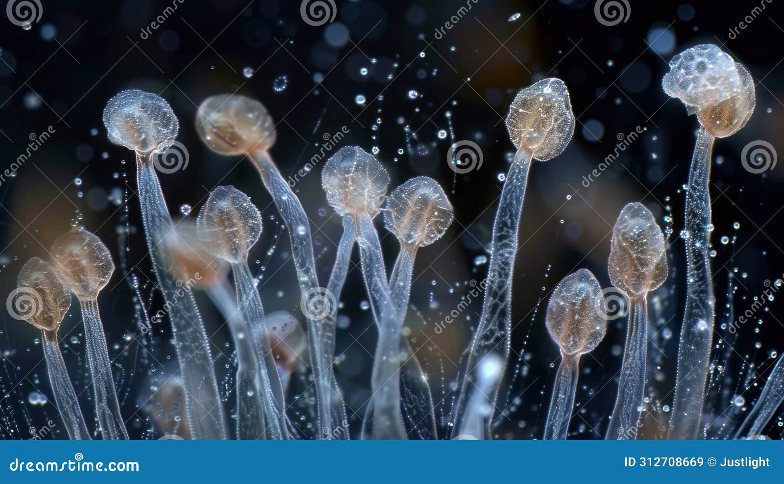 A Series of Sequential Images Captured Under a Light Microscope Showing ...