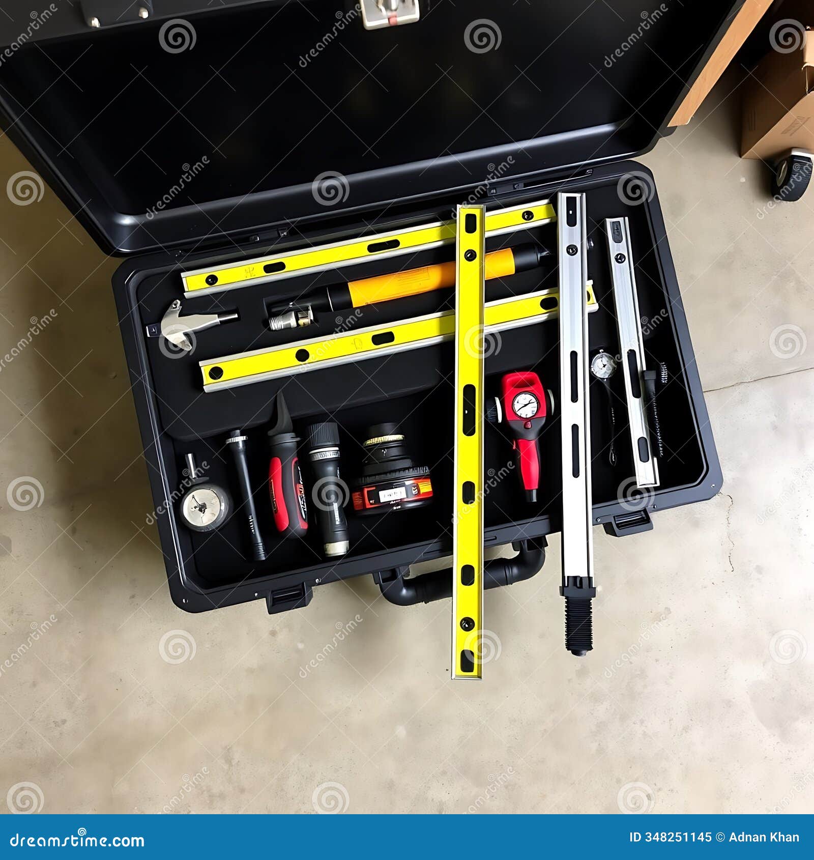 A Series of Tools for Alignment and Leveling Displayed in a Neat ...