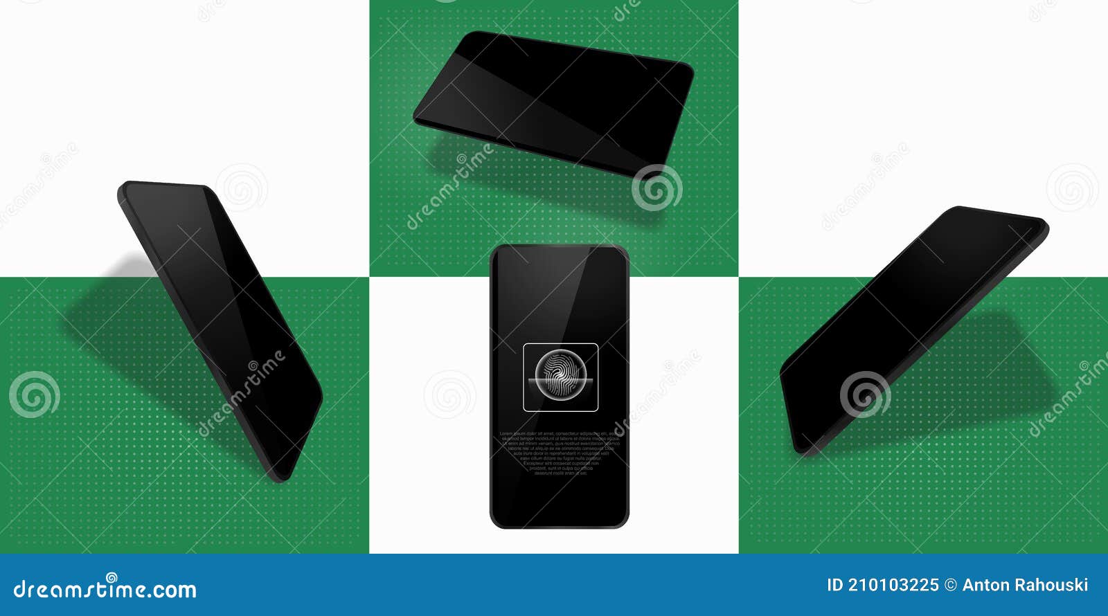Cell phone angles stock vector. Illustration of mock - 210103225