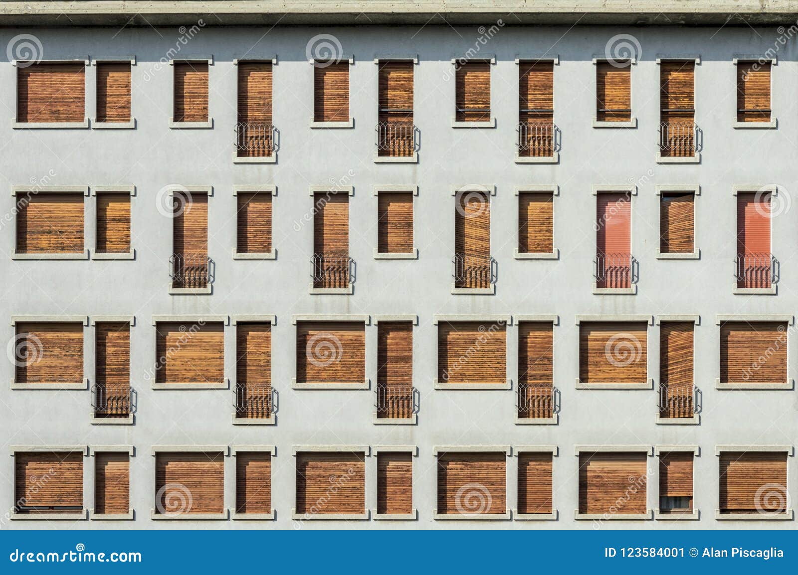 Series of windows stock image. Image of group, concrete - 123584001