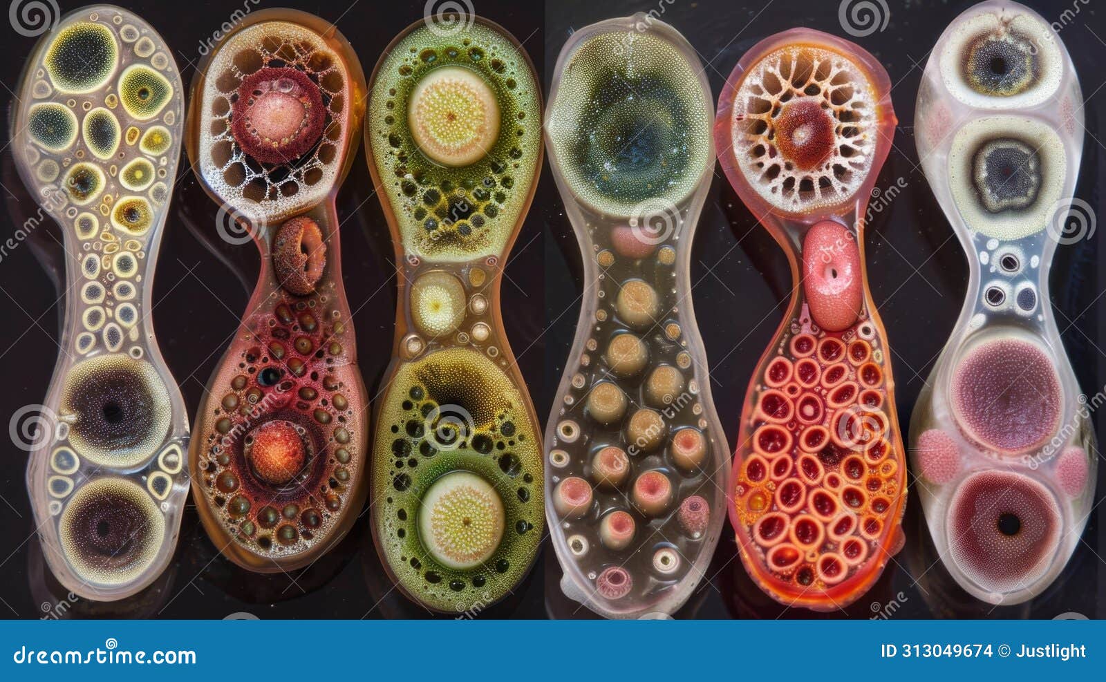 The Intricate Internal Structure Of A Sporangium Is Highlighted Through ...